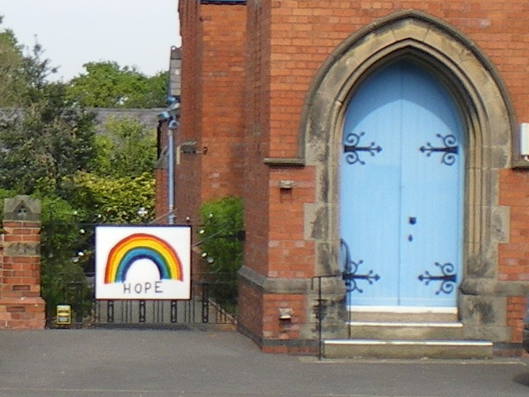 Look out for the rainbow – Hartford Methodist Church